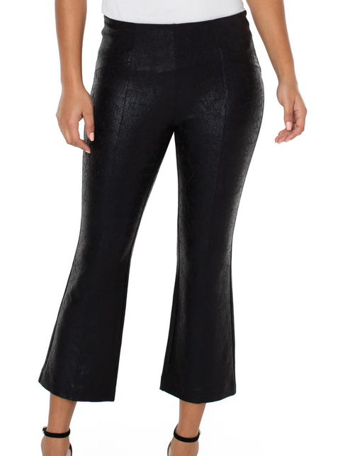 Liverpool Stella Kick Flare BLKCRACKLE LM4445EV12